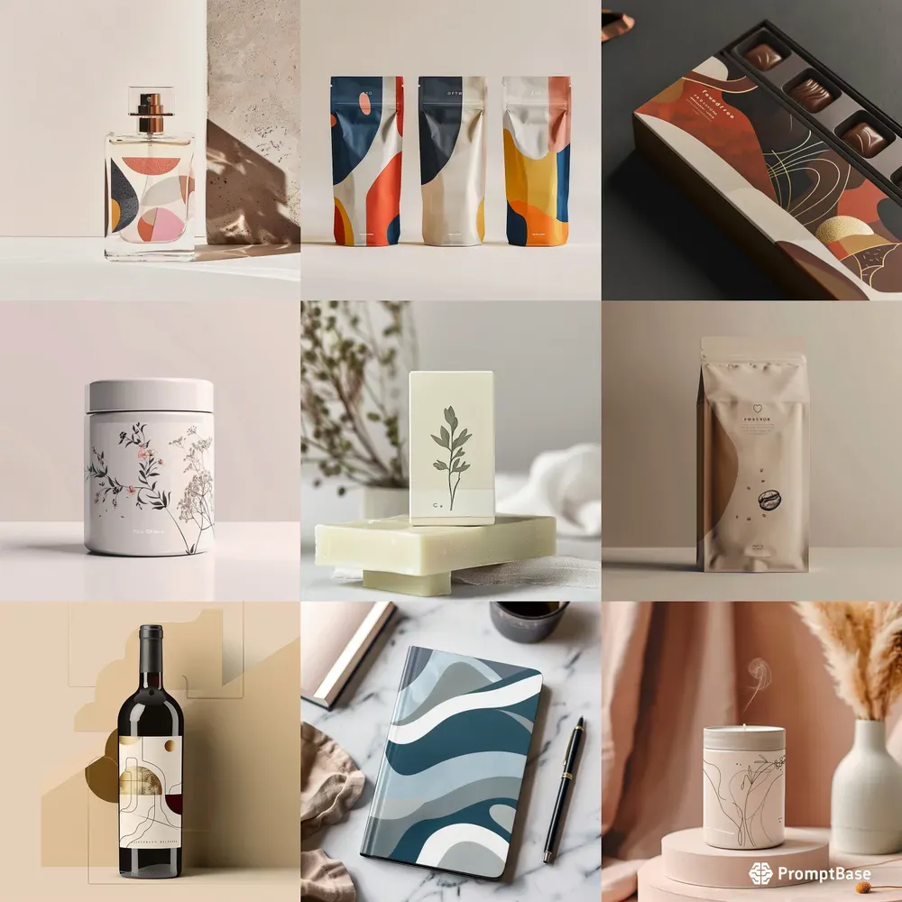 Sleek Packaging Mockups Midjourney Prompt | PromptBase