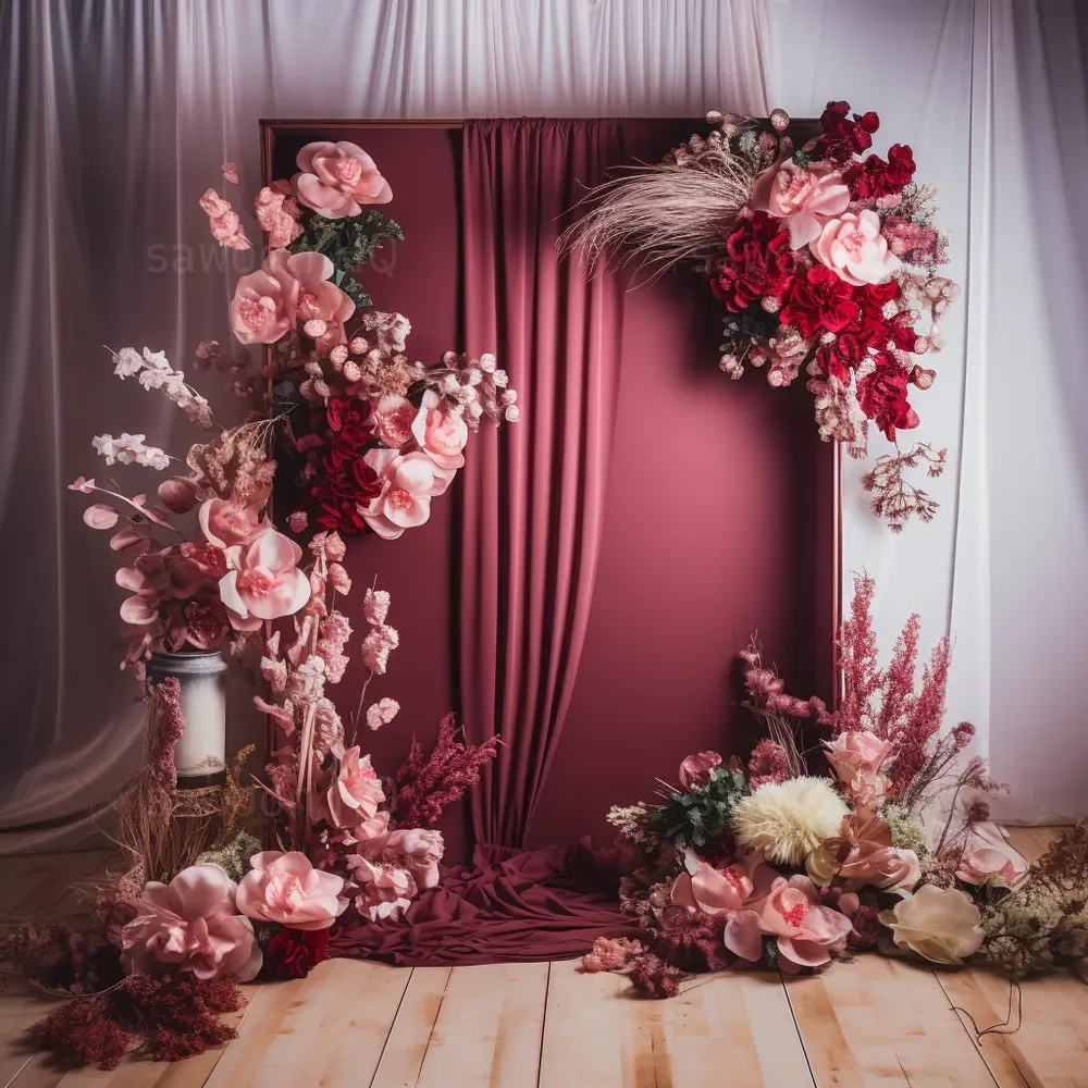 Modern Themed Photobooth Party Backdrops Midjourney Prompt | PromptBase