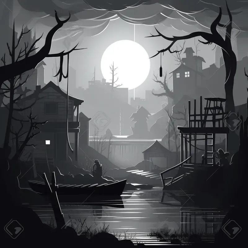 Indie Horror Game Designs Midjourney Prompt | PromptBase