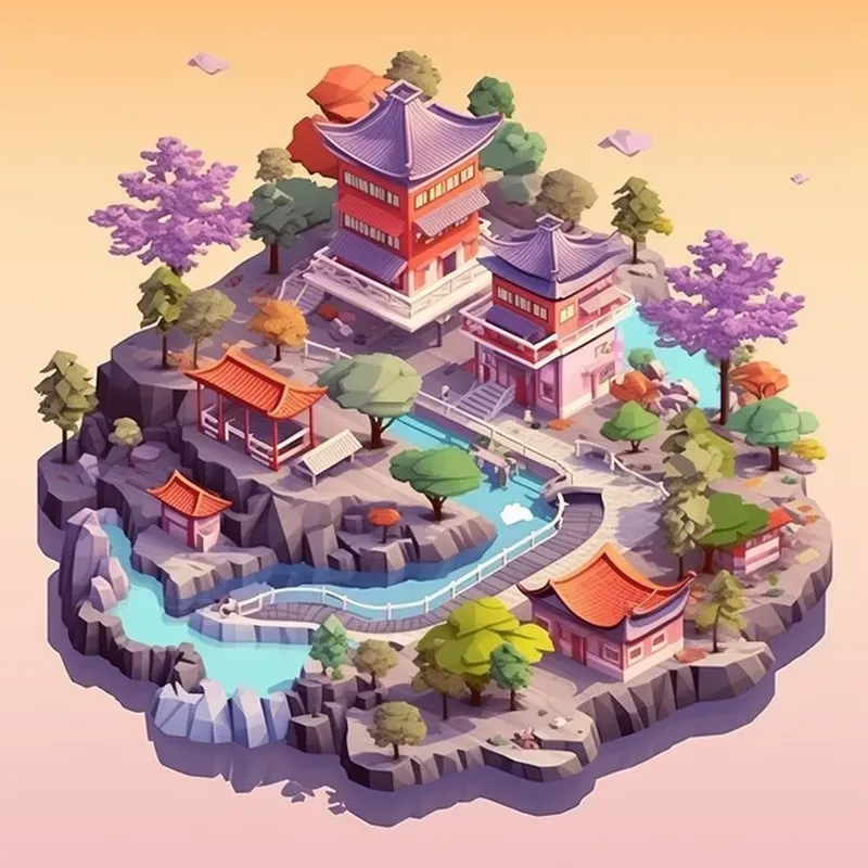 Isometric Islands Midjourney Prompt | PromptBase