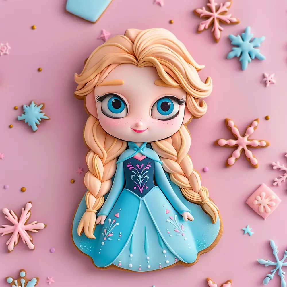 Disney Princesses And Marvel Heroes Cookies Midjourney Prompt | PromptBase