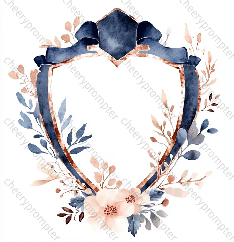 Elegant Ribbon Bow Frame Cliparts Midjourney Prompt | PromptBase