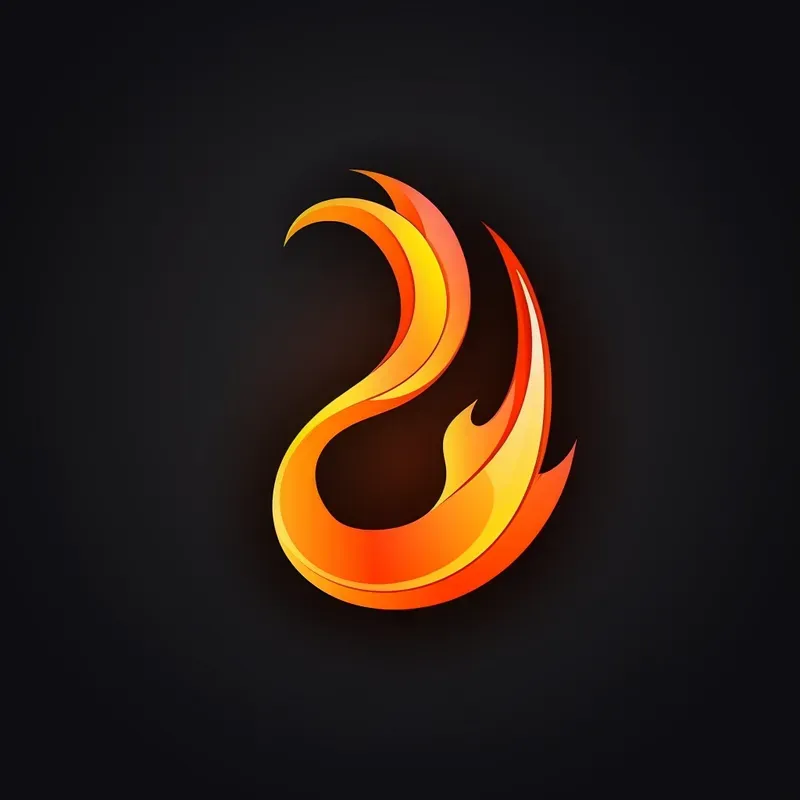 Letter Logos And Stylized Fires Midjourney Prompt | PromptBase