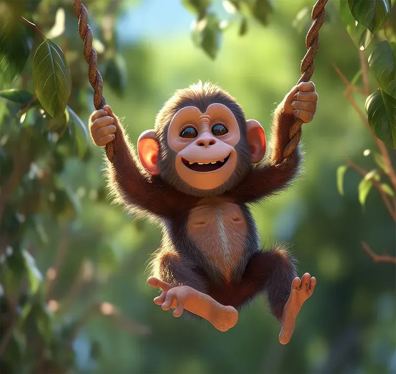 High Quality 3D Animation Animals Midjourney Prompt | PromptBase