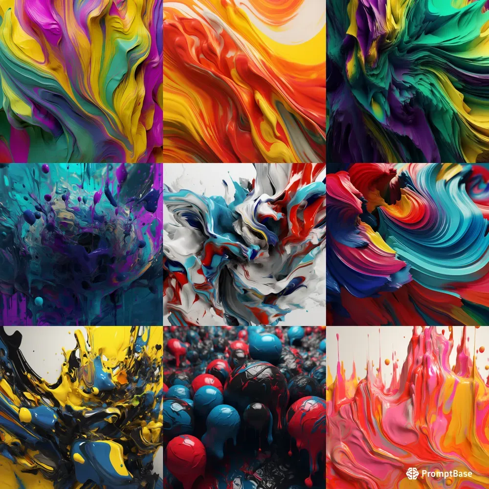 3D Abstract Patterns Desktop Wallpapers I Midjourney Prompt | PromptBase