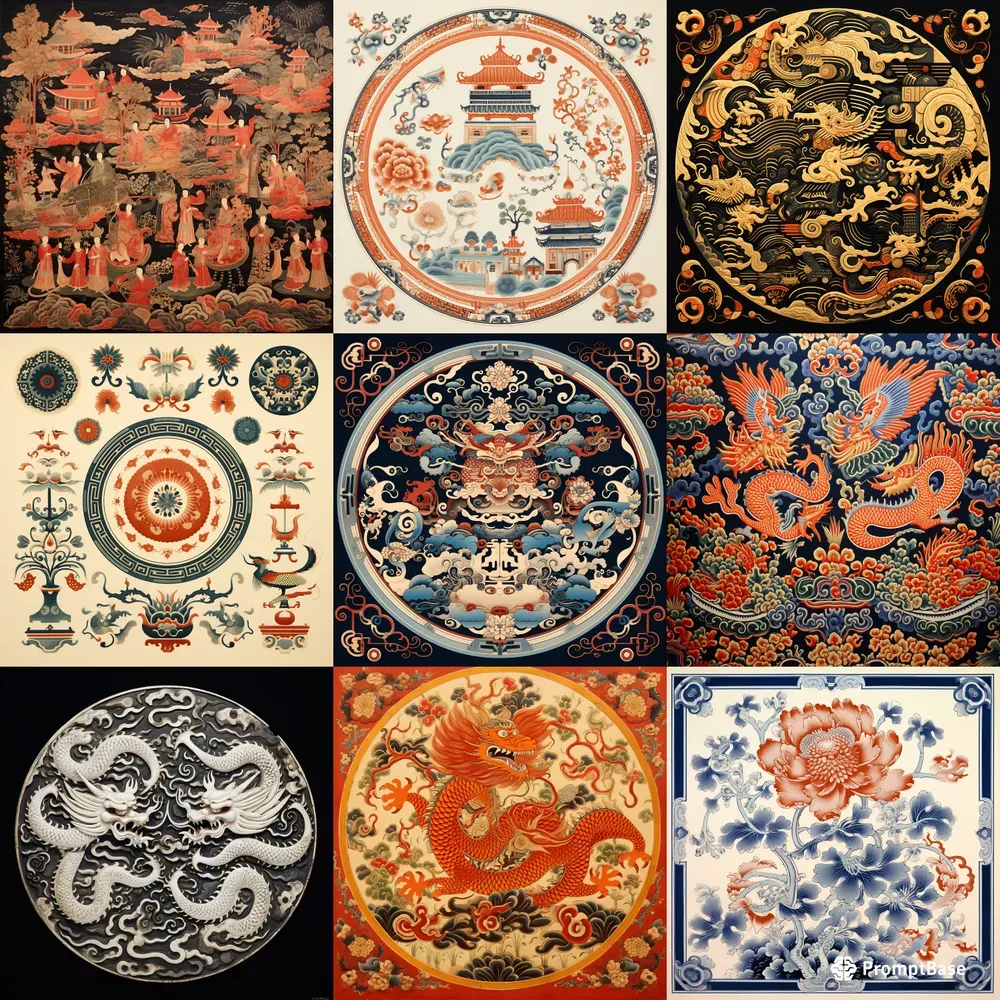 Traditional Asian Imperial Themes Midjourney Prompt | PromptBase
