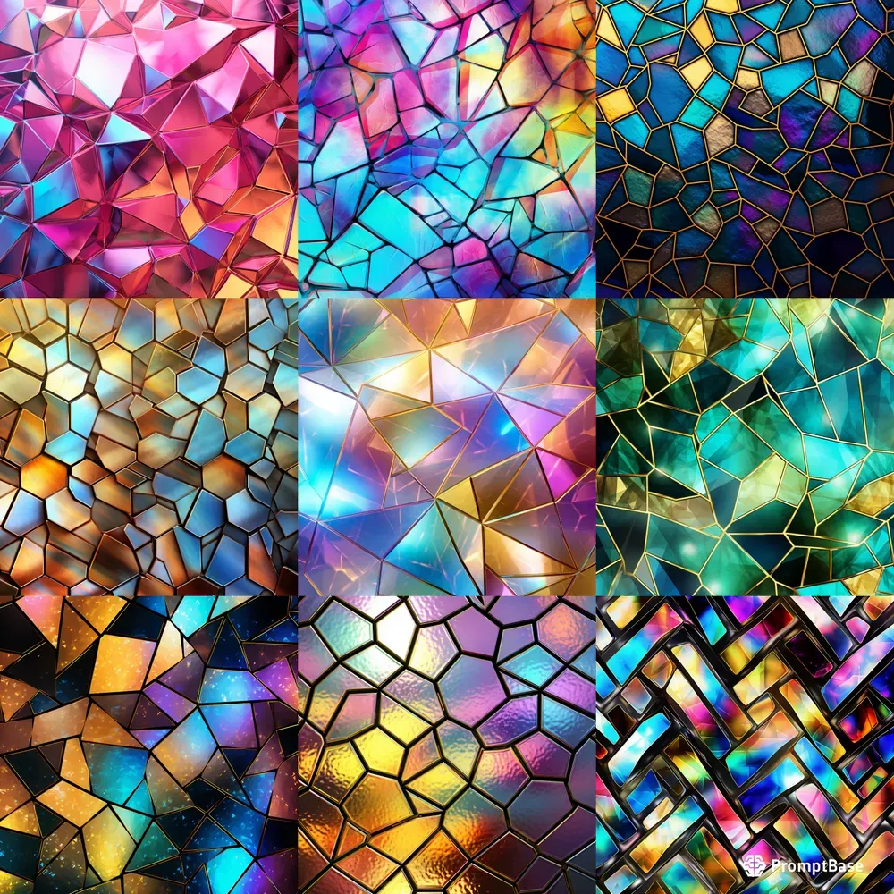 Stained Glass Patterns Based On Figures Midjourney Prompt | PromptBase