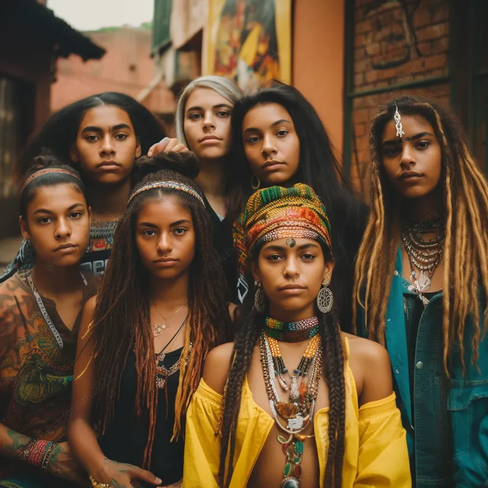 Portraits Young Generations In The World Midjourney Prompt | PromptBase