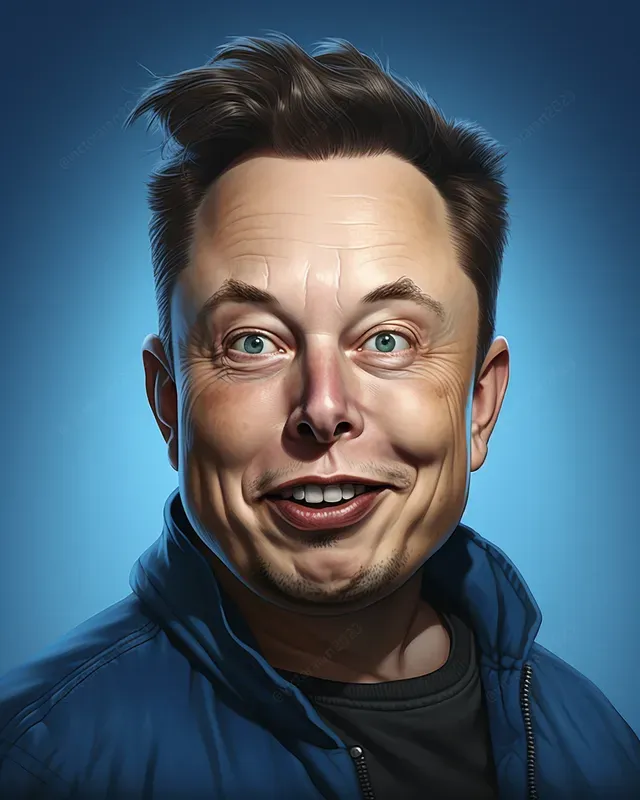 The Famous People Caricatures Art Midjourney Prompt | PromptBase