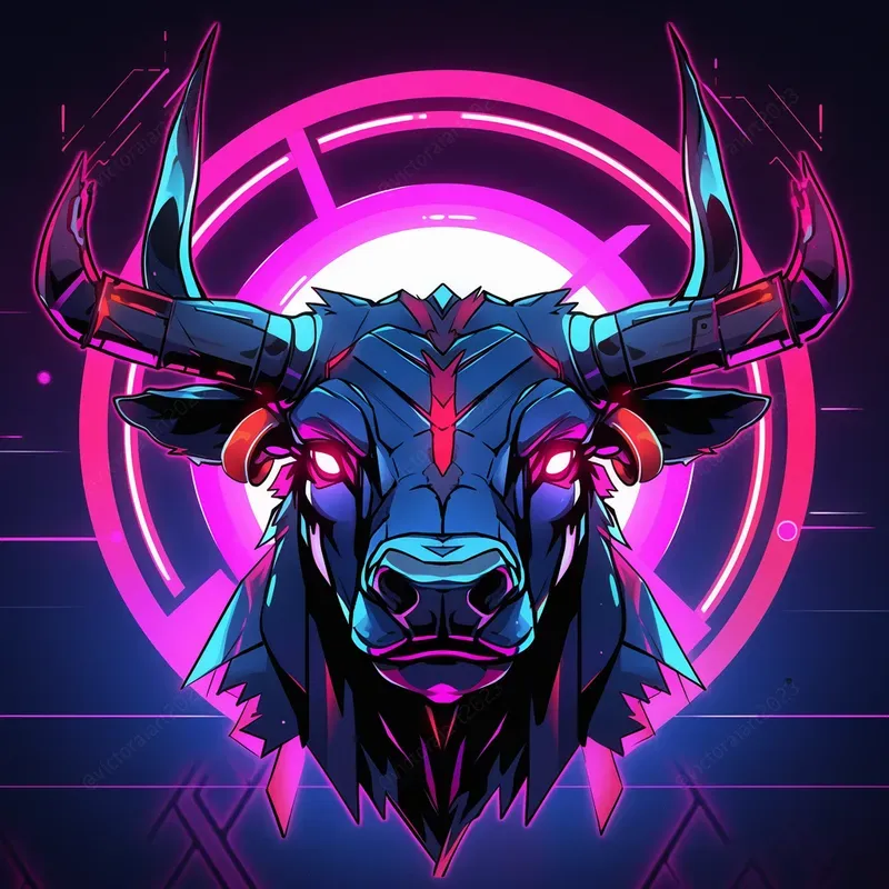 Animals Synthwave Artworks Midjourney Prompt | PromptBase