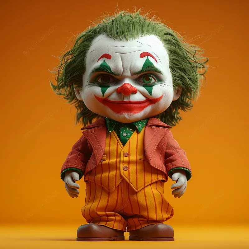 3D Villain Creepy Movie Character Art Midjourney Prompt | PromptBase