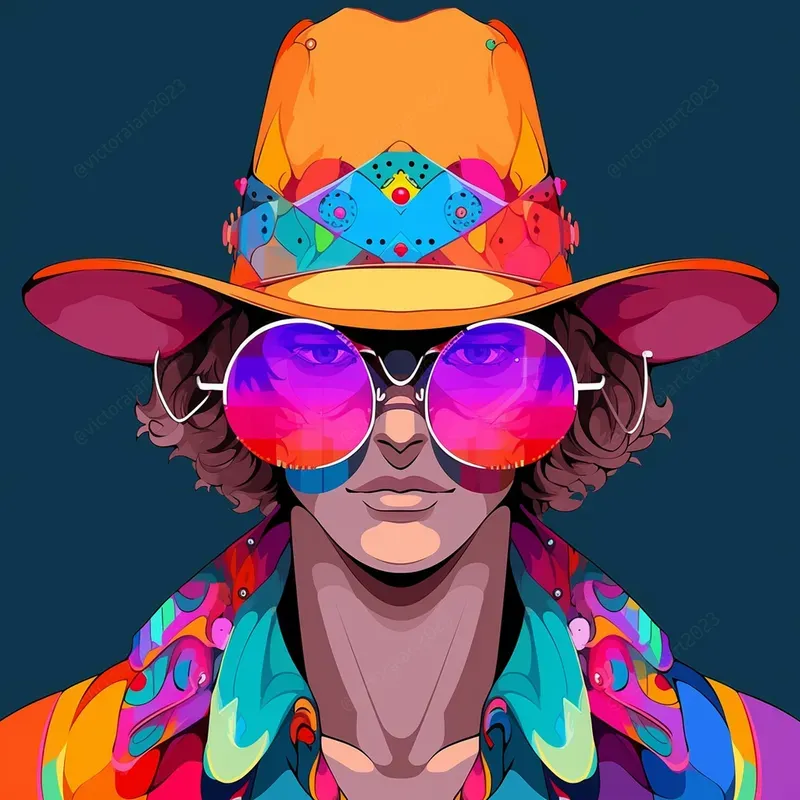 Colored Avatar Profile Picture Designs Midjourney Prompt | PromptBase