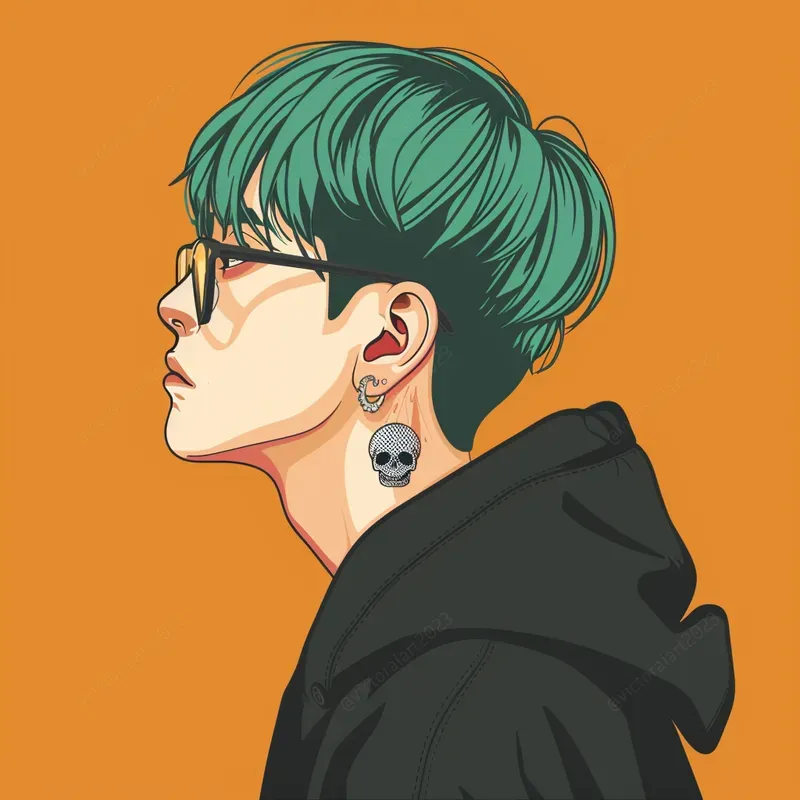 Minimalist NFT Portrait Style Midjourney Prompt | PromptBase