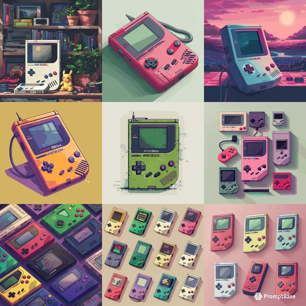 Gameboy Pixel Art Midjourney Prompt | PromptBase