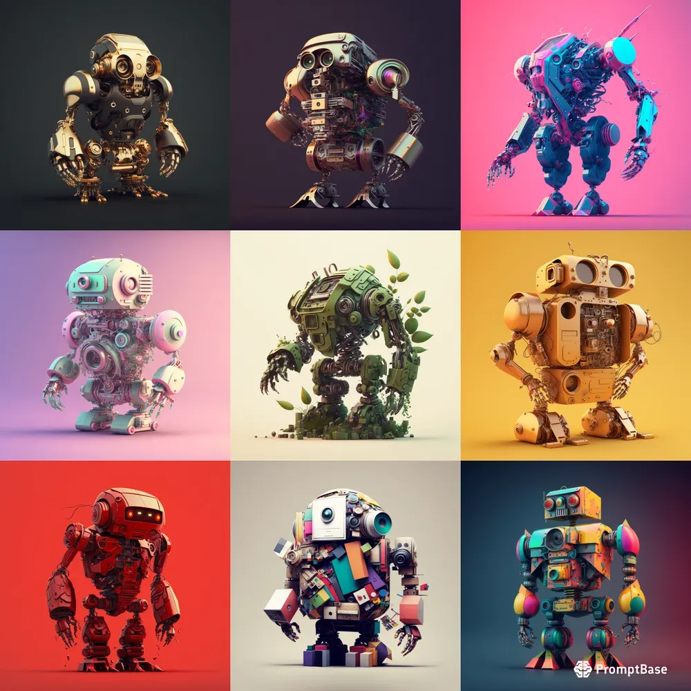 High Quality Robots Midjourney Prompt | PromptBase