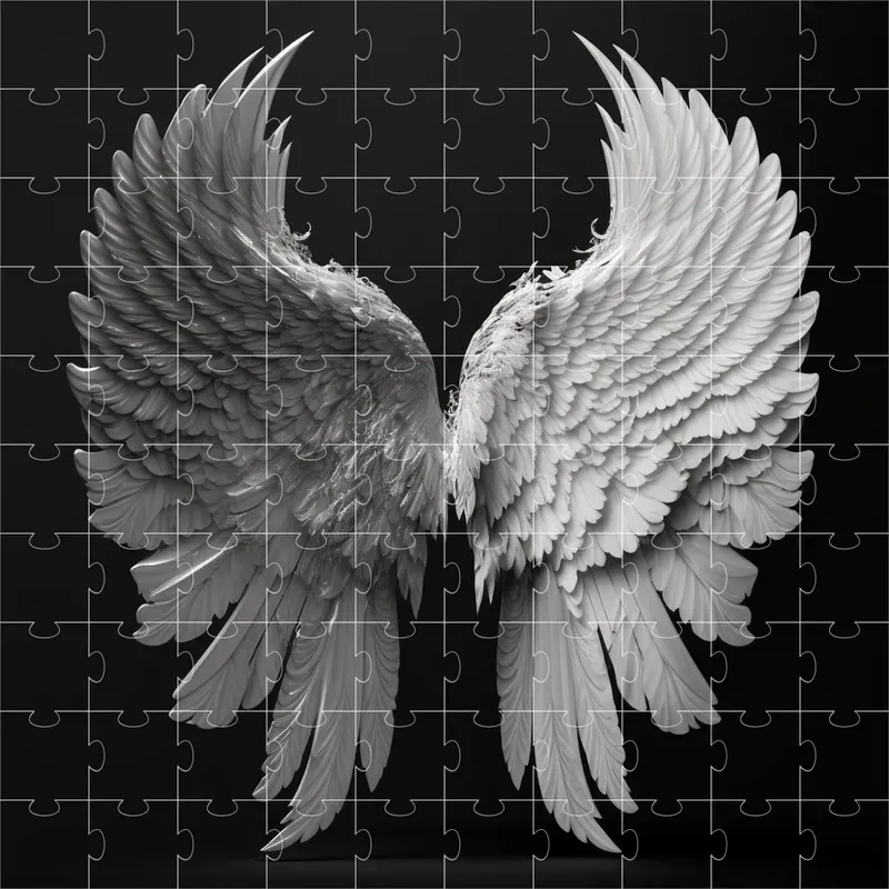 White Angel Wings Midjourney Prompt | PromptBase