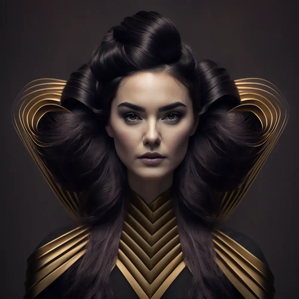 Unique Hair Designs For Women Midjourney Prompt | PromptBase