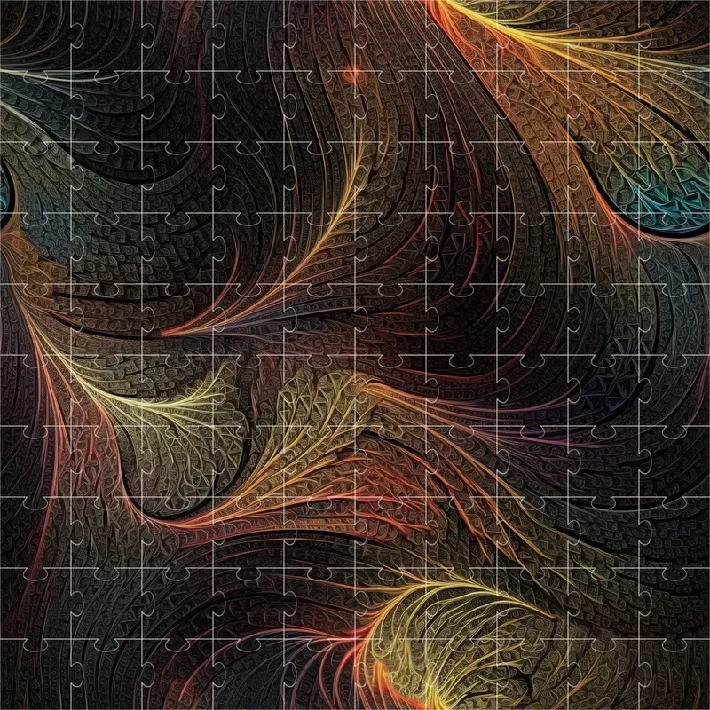 Seamless Fractal Tile Patterns Midjourney Prompt | PromptBase