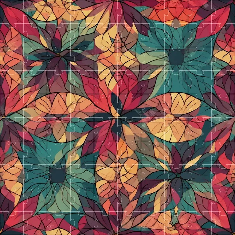 Seamless Fractal Tile Patterns Midjourney Prompt | PromptBase