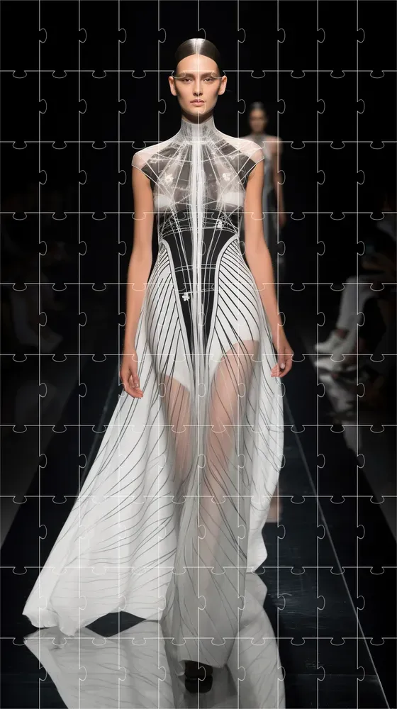 High Fashion Catwalk Images Midjourney Prompt | PromptBase