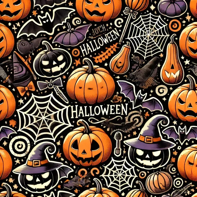 Spooky Halloween Patterns DALL·E Prompt | PromptBase