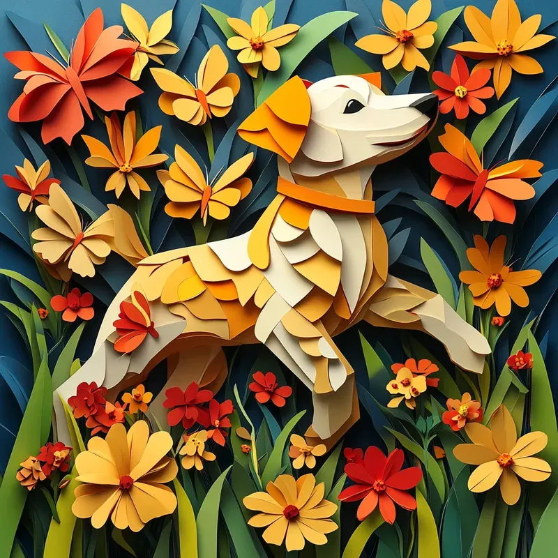 Charming Layered Papercut Scenes Midjourney Prompt | PromptBase