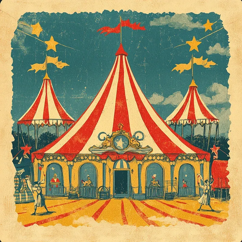 Vintage Circus Posters Midjourney Prompt | PromptBase