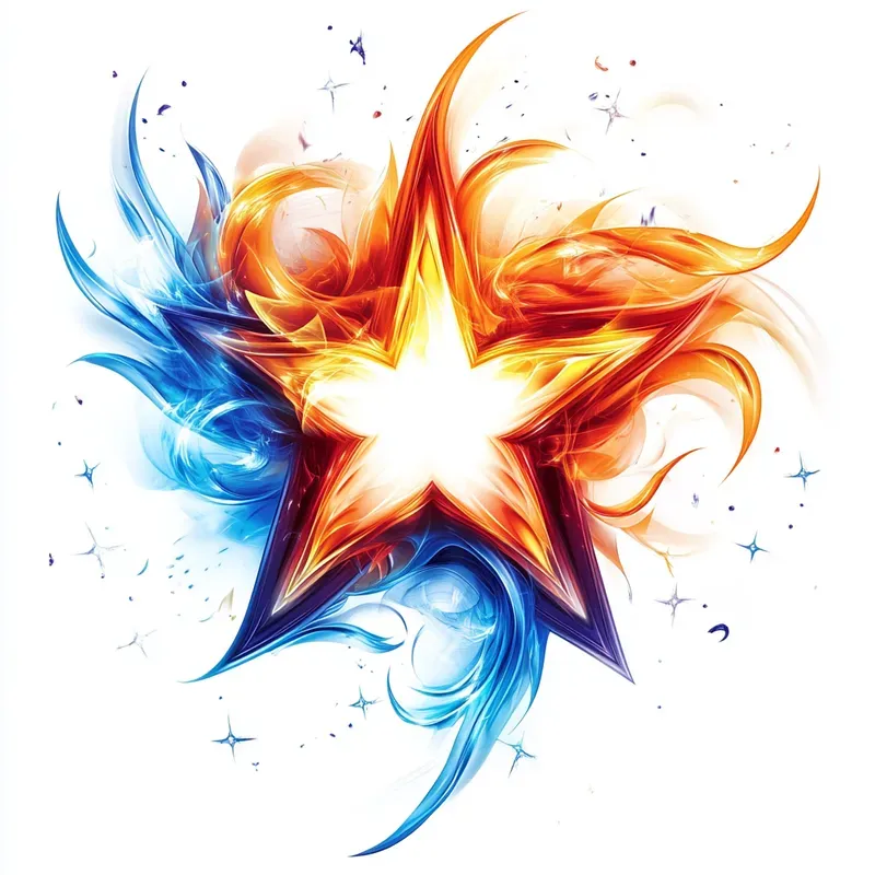 Dynamic Flame Themed Cliparts Midjourney Prompt | PromptBase