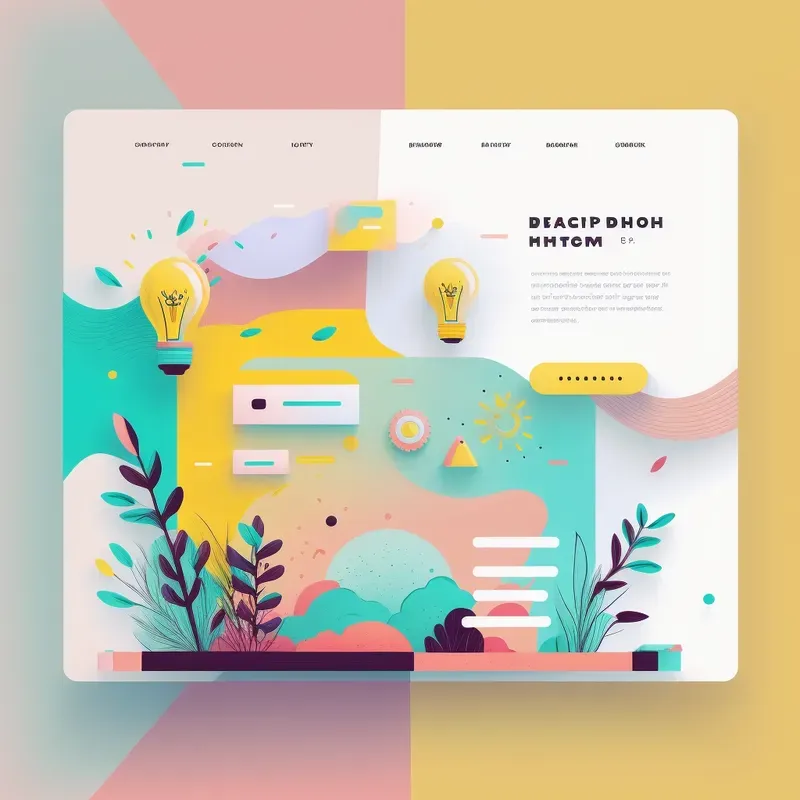 Abstract Modern Website Designs Midjourney Prompt | PromptBase