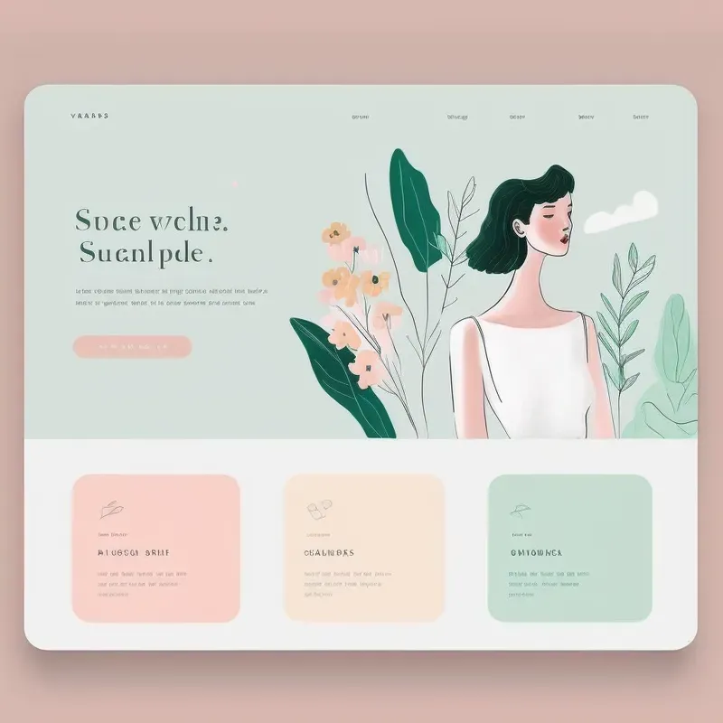 Abstract Modern Website Designs Midjourney Prompt | PromptBase