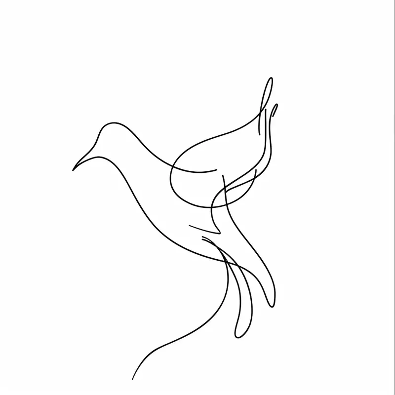 Minimalist Elegant Single Line Drawings Midjourney Prompt | PromptBase