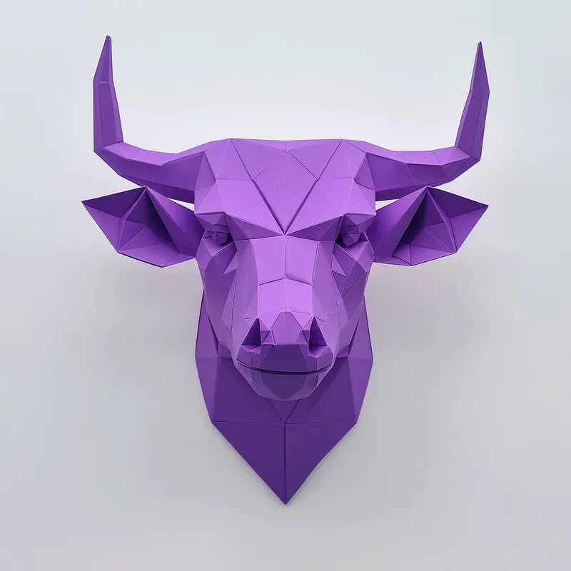 3D Origami Animal Trophies Midjourney Prompt | PromptBase