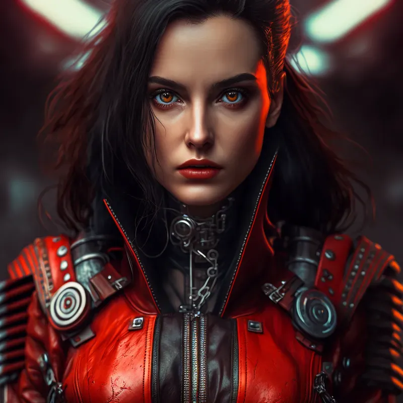 Female Cyberpunk Character Creation Midjourney Prompt | PromptBase