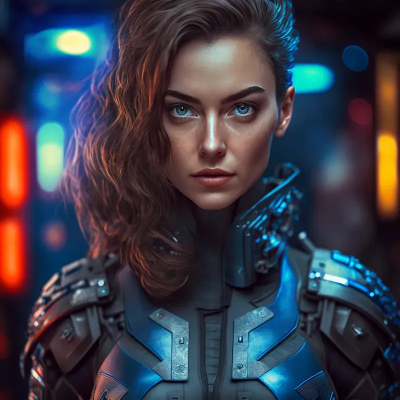 Female Cyberpunk Character Creation Midjourney Prompt | PromptBase