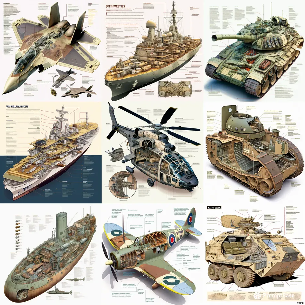 Military Vehicle Technical Manuals Midjourney Prompt | PromptBase