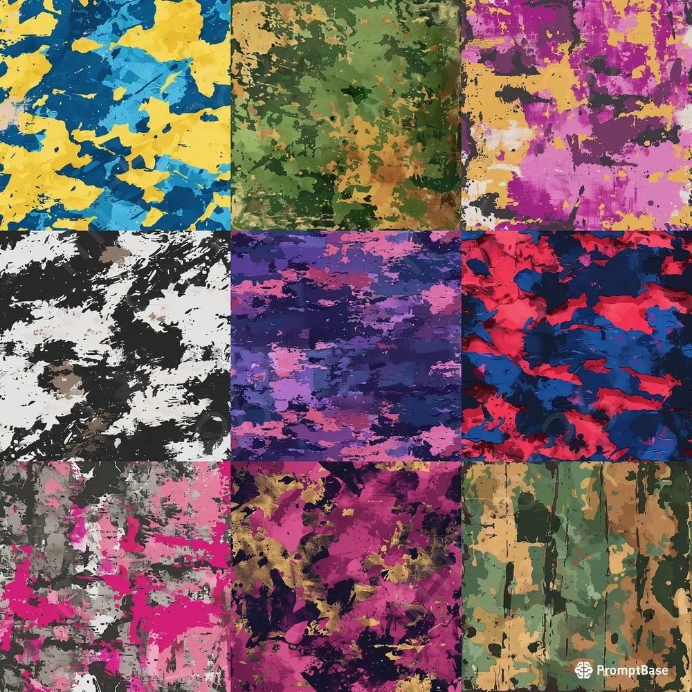 Tattered Army Fatigue Patterns Midjourney Prompt | PromptBase