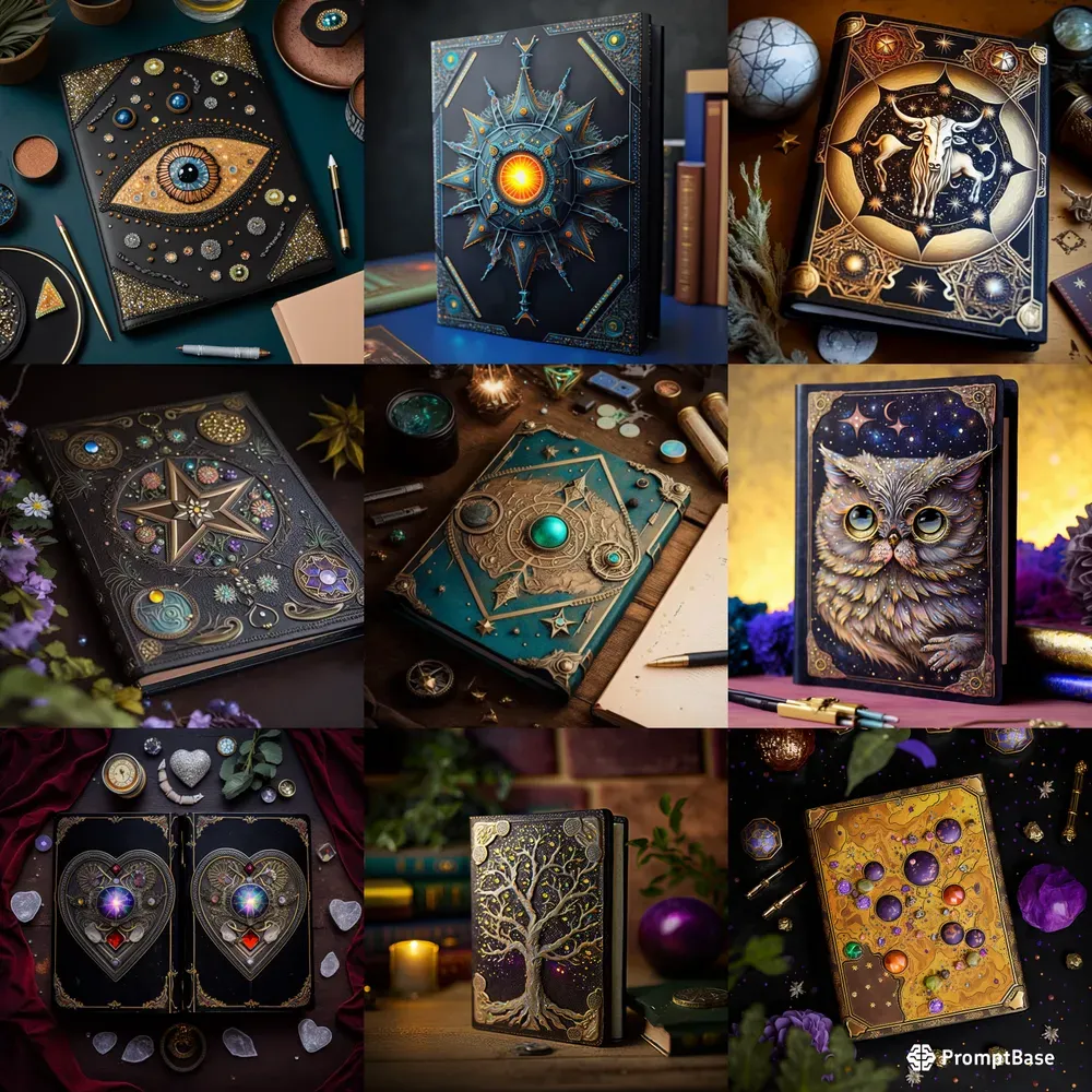 Magic Journals And Grimoires Midjourney Prompt | PromptBase