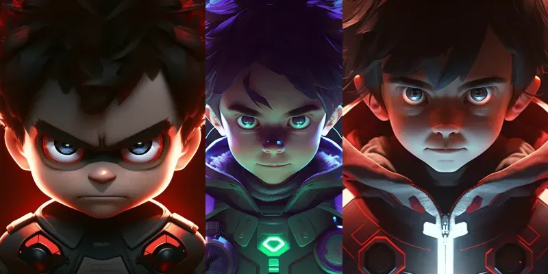 Cyber Tech Futuristic Avatars Midjourney Prompt | PromptBase