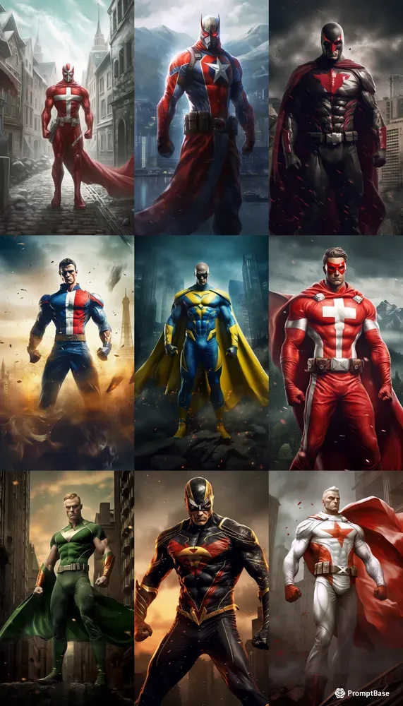 Countries As Superheroes Midjourney Prompt | PromptBase