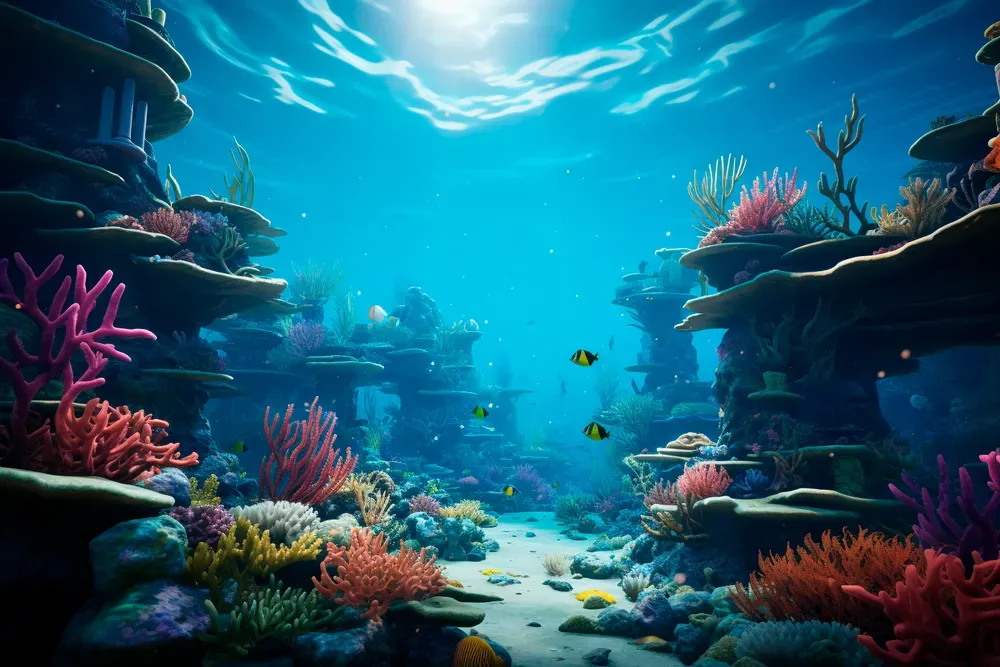 Enchanting Coral Reef Visuals Midjourney Prompt | PromptBase