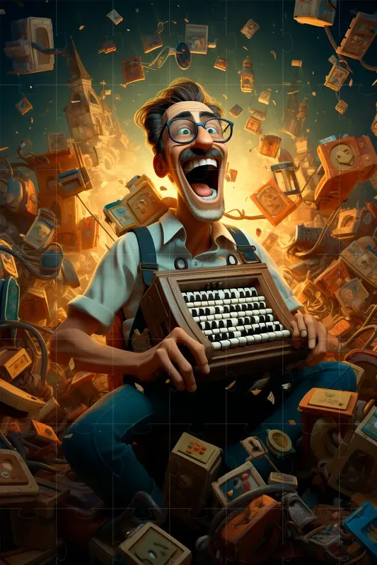 The Symphonies Of Absurd Portraits Midjourney Prompt | PromptBase