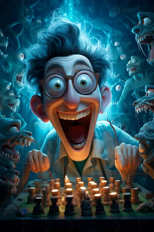 The Symphonies Of Absurd Portraits Midjourney Prompt | PromptBase