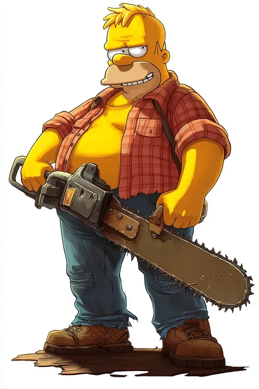 Customizable Simpsons-style Characters Midjourney Prompt | PromptBase