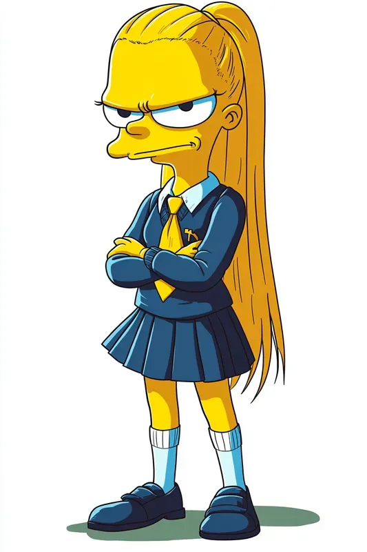 Customizable Simpsons-style Characters Midjourney Prompt | PromptBase