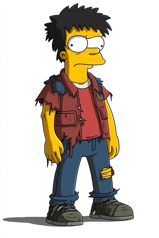 Customizable Simpsons-style Characters Midjourney Prompt | PromptBase