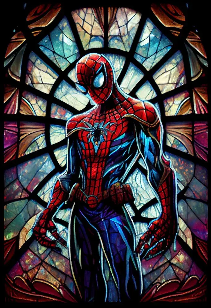 Stained Glass Windows - Comic Edition Midjourney Prompt | PromptBase