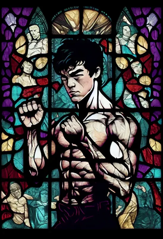 Stained Glass Windows - Comic Edition Midjourney Prompt | PromptBase