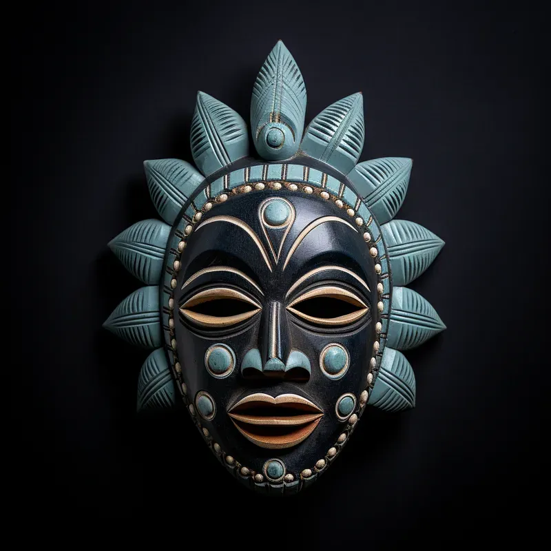 Yoruba Masks From Nigeria Midjourney Prompt | PromptBase