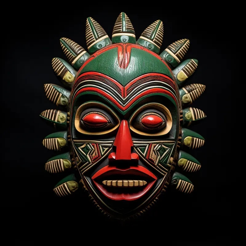 Yoruba Masks From Nigeria Midjourney Prompt | PromptBase