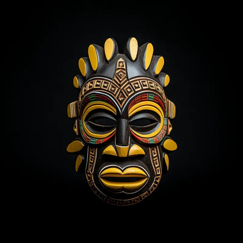 Yoruba Masks From Nigeria Midjourney Prompt | PromptBase